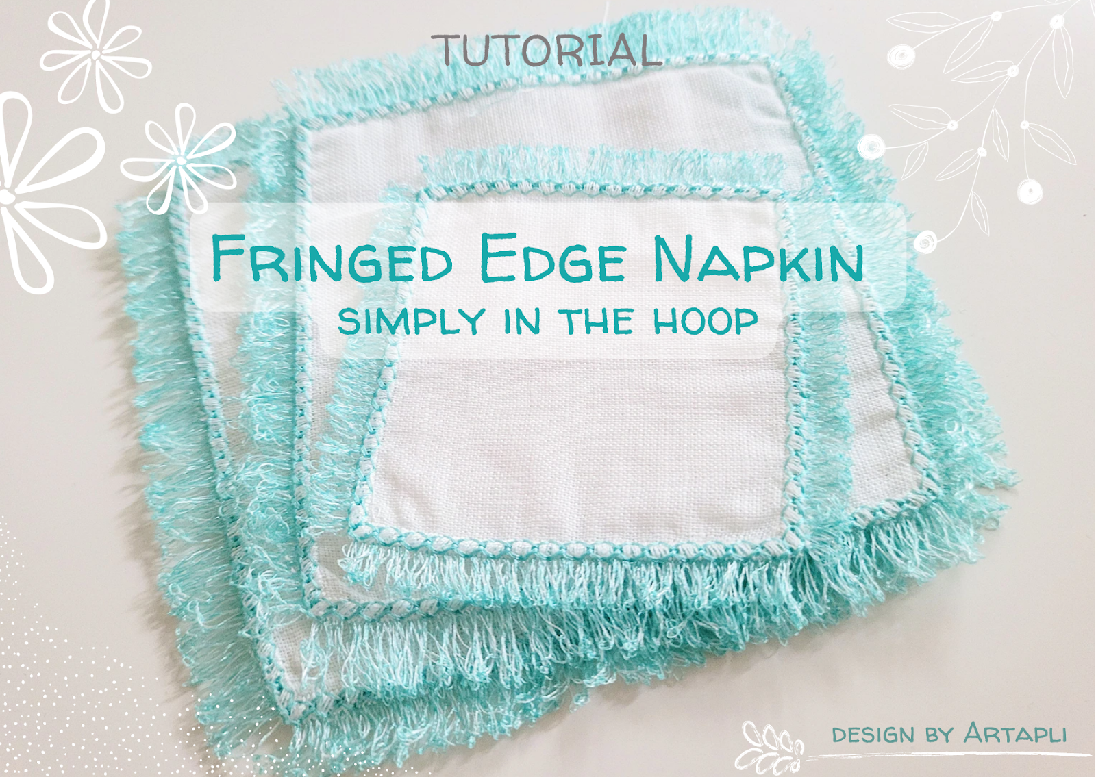 Fringed Edge Napkins – Artapli designs