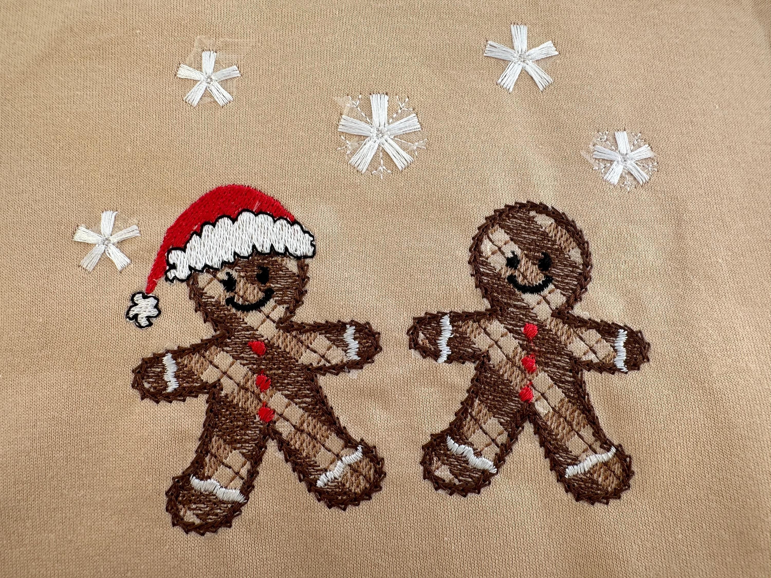 Gingerbread Man Chenille Embroidery Design – Artapli designs