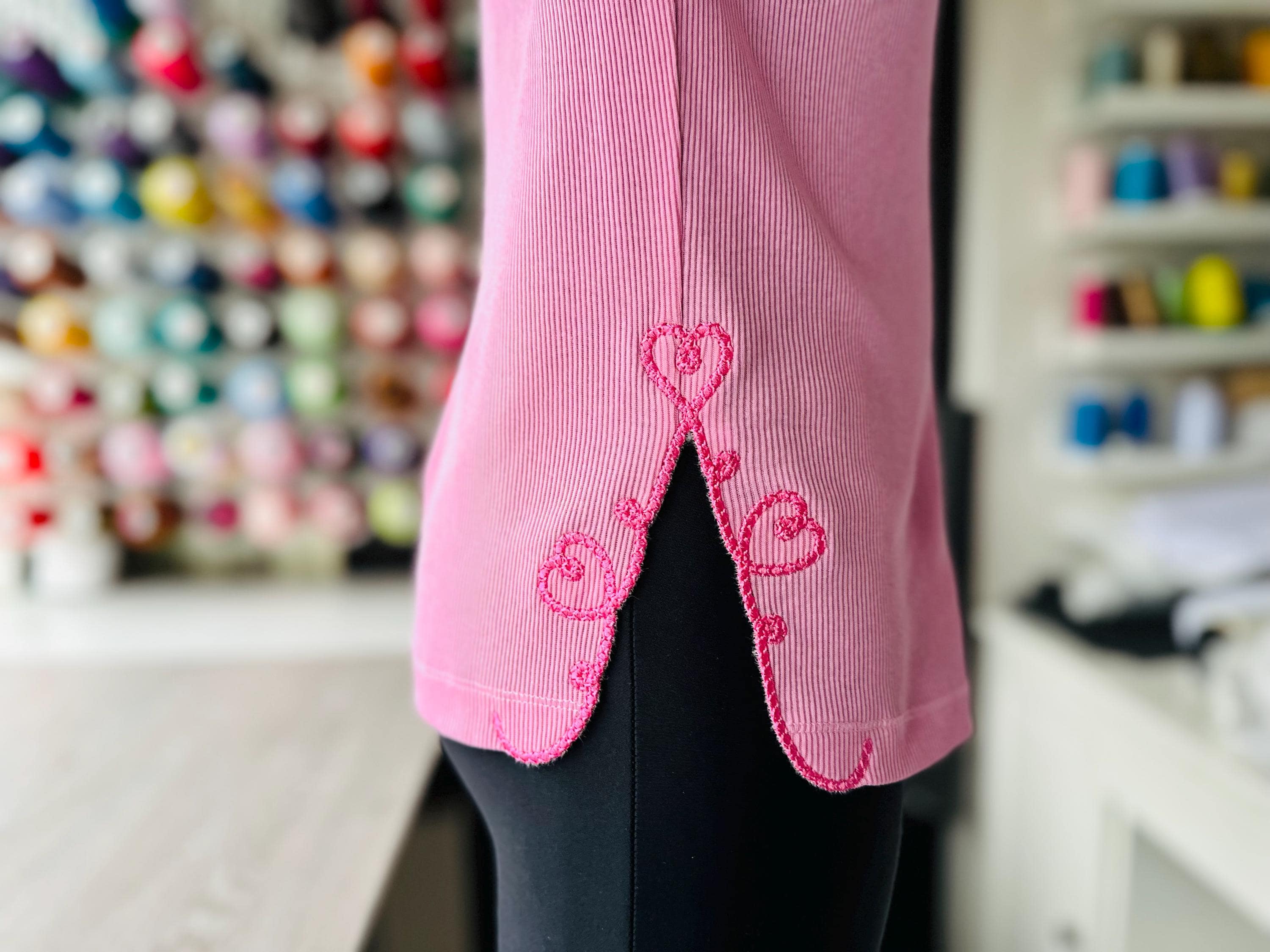Heart In-the-Hoop Split Side Seam Embroidery Design – Artapli designs