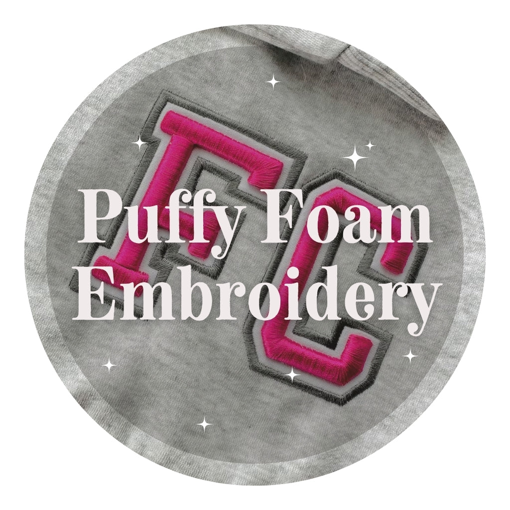 Puffy Foam Embroidery – Artapli designs