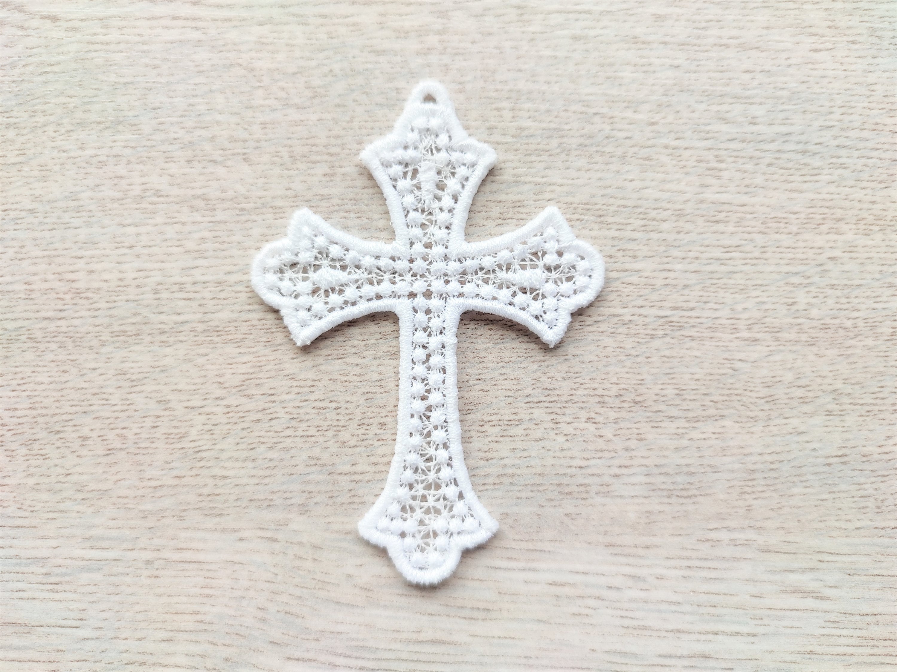 Cross lace embroidery design, cross FSL free standing lace machine ...