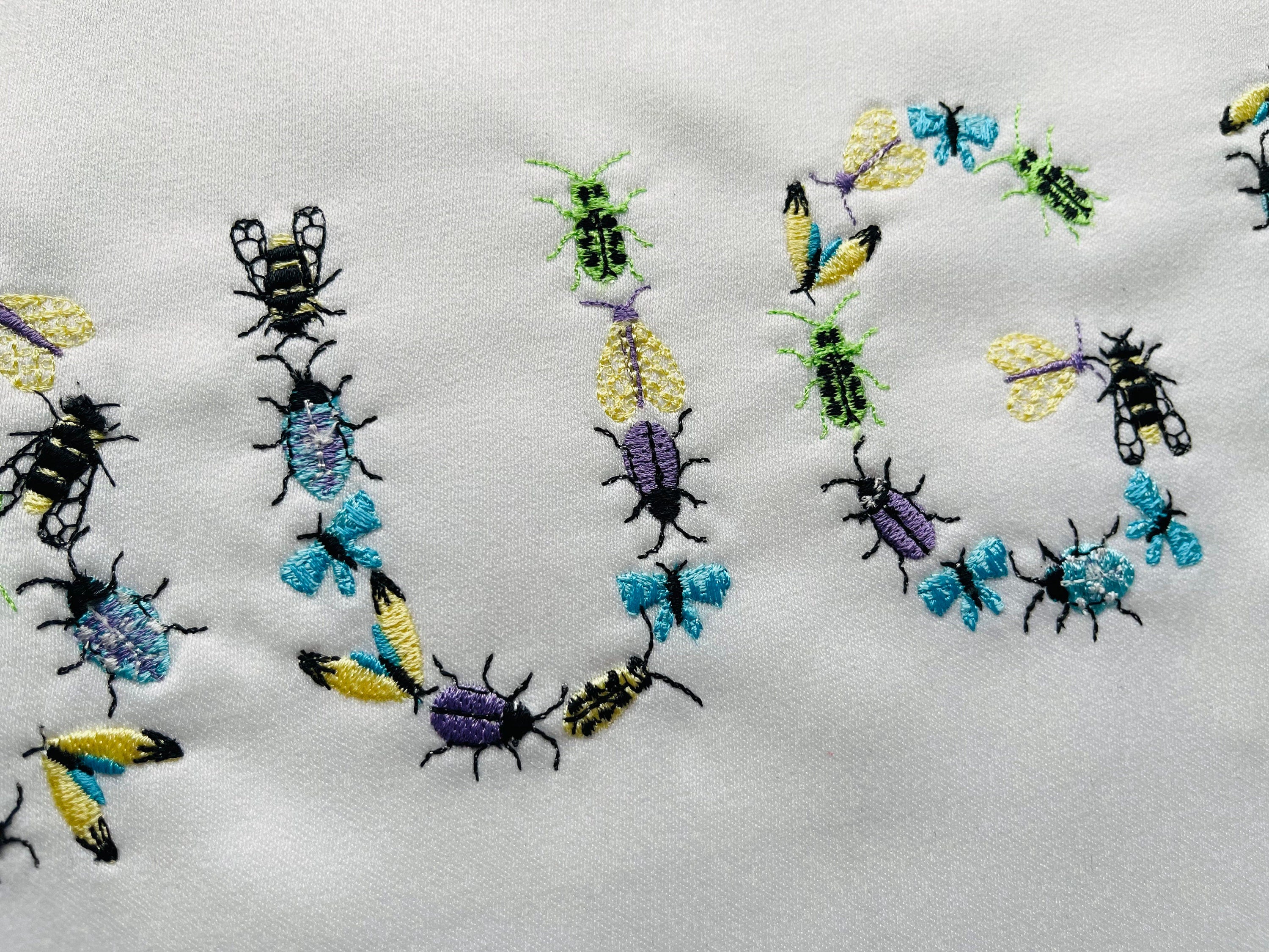 Spring BUGS Font buggy alphabet uppercase letters monogram machine ...