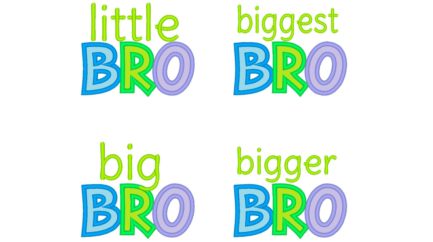 Little Brother, little bro, big Brother, big bro saying kids baby boy ...