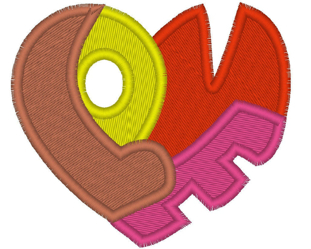 Valentine Heart Saying Love – Artapli designs