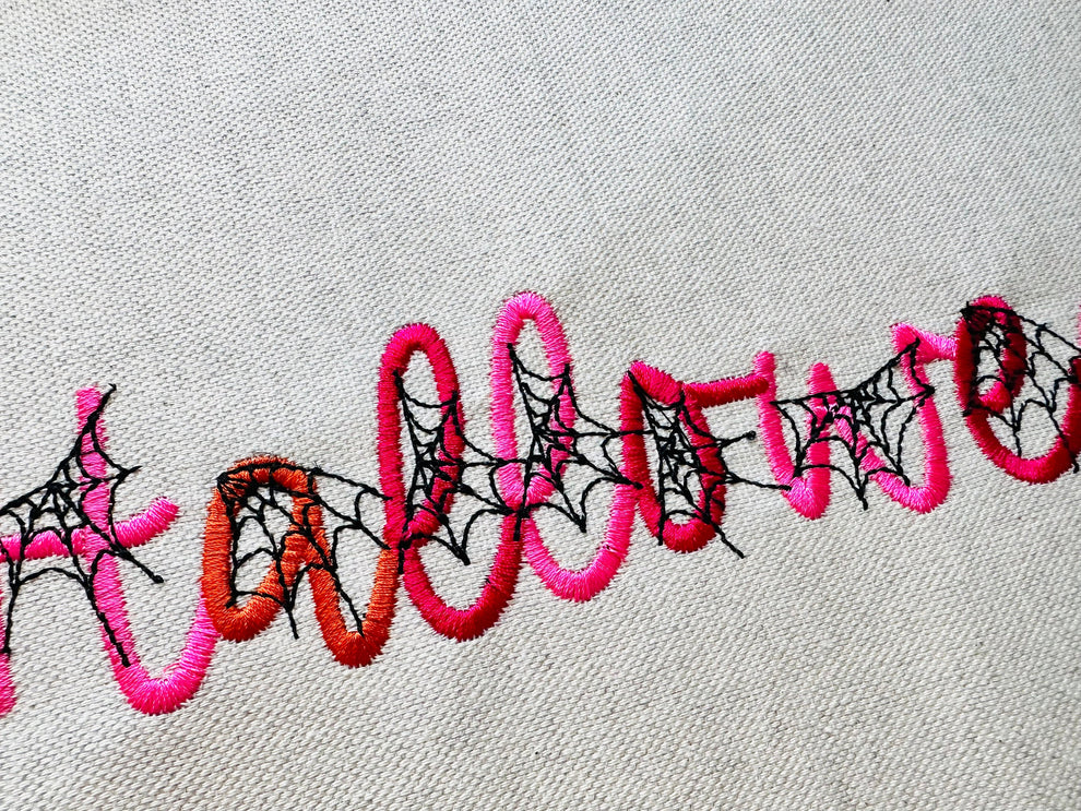 Spiderweb Font embroidery spiders web alphabet Halloween cobweb spooky ...