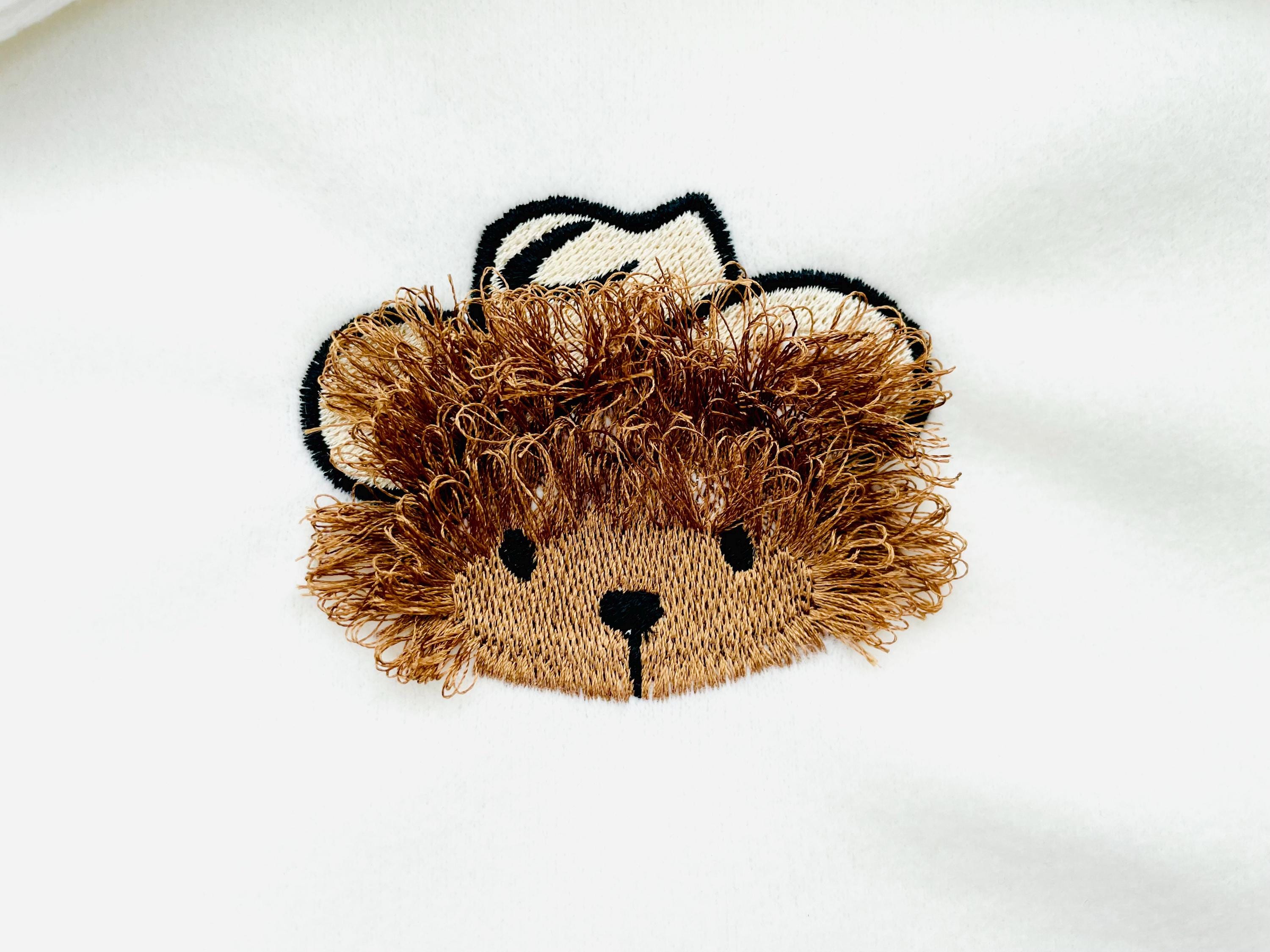 Fringed Fluffy Teddy Bear Coby with Cowboy Hat – Artapli designs