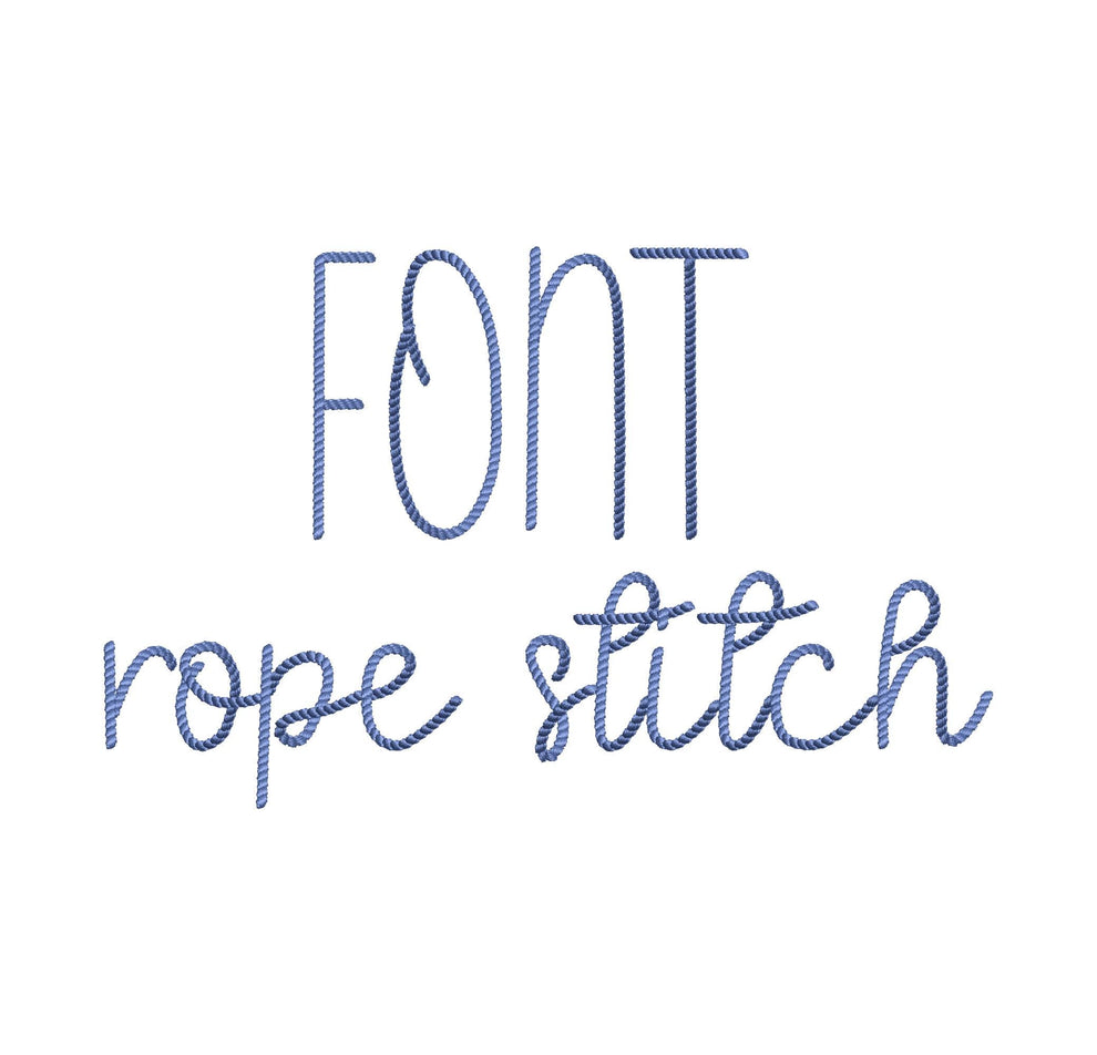 Mini Rope stitch Font textured Alphabet Machine Embroidery Designs ...