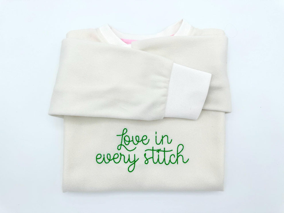 Hand Stitch Effect Font – Artapli designs