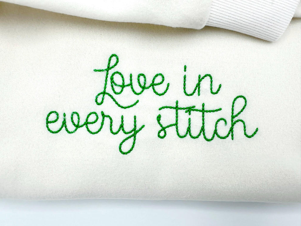 Hand Stitch Effect Font – Artapli designs