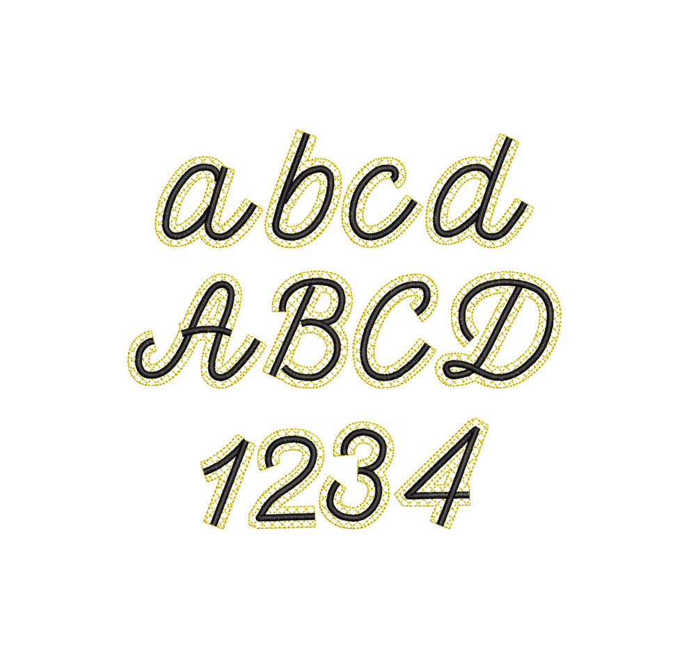 Glitter HTV Vinyl Script Font – Artapli designs