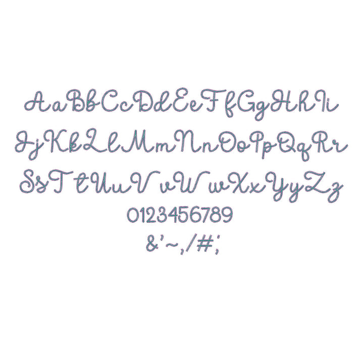 2 Color Chain Font Buckeye – Artapli designs