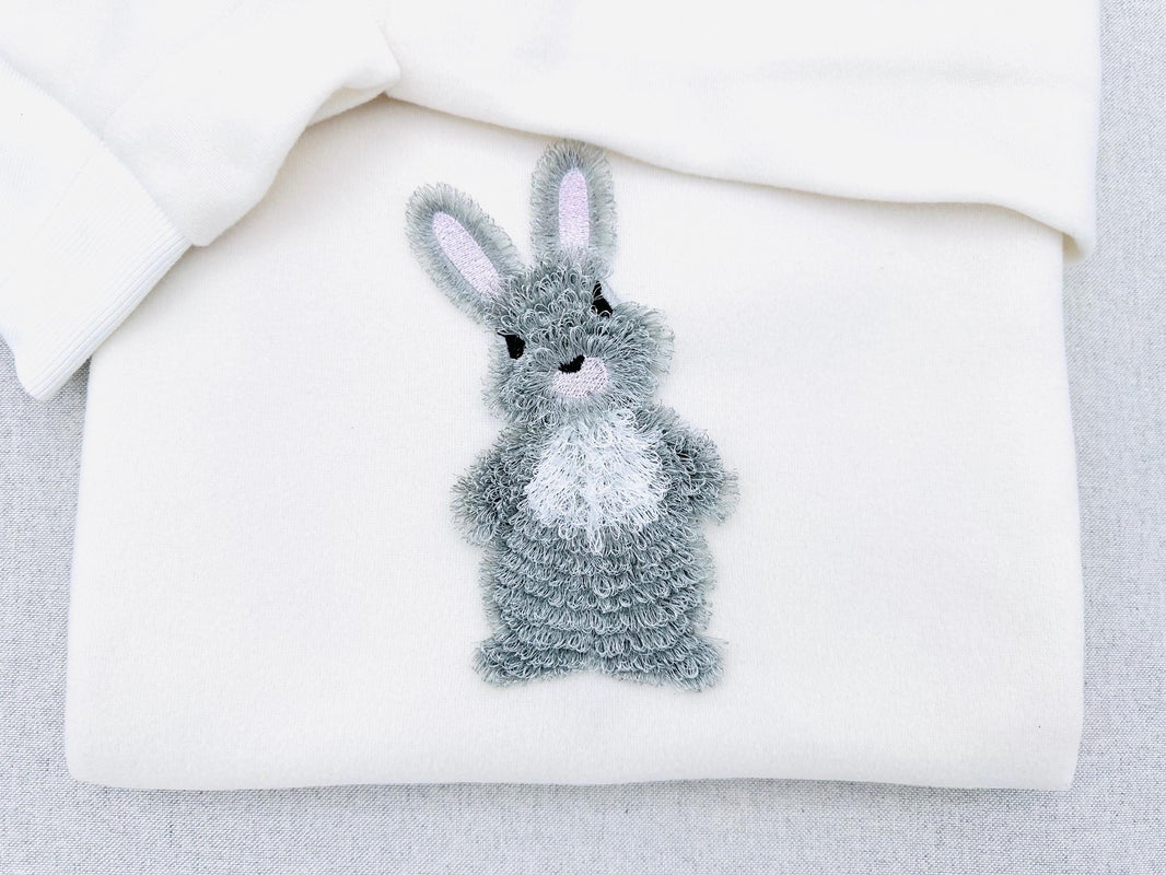 Fluffy Easter Bunny Head – Artapli designs